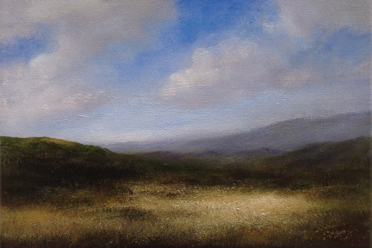 October Sky - Judith Levin Oil Painting